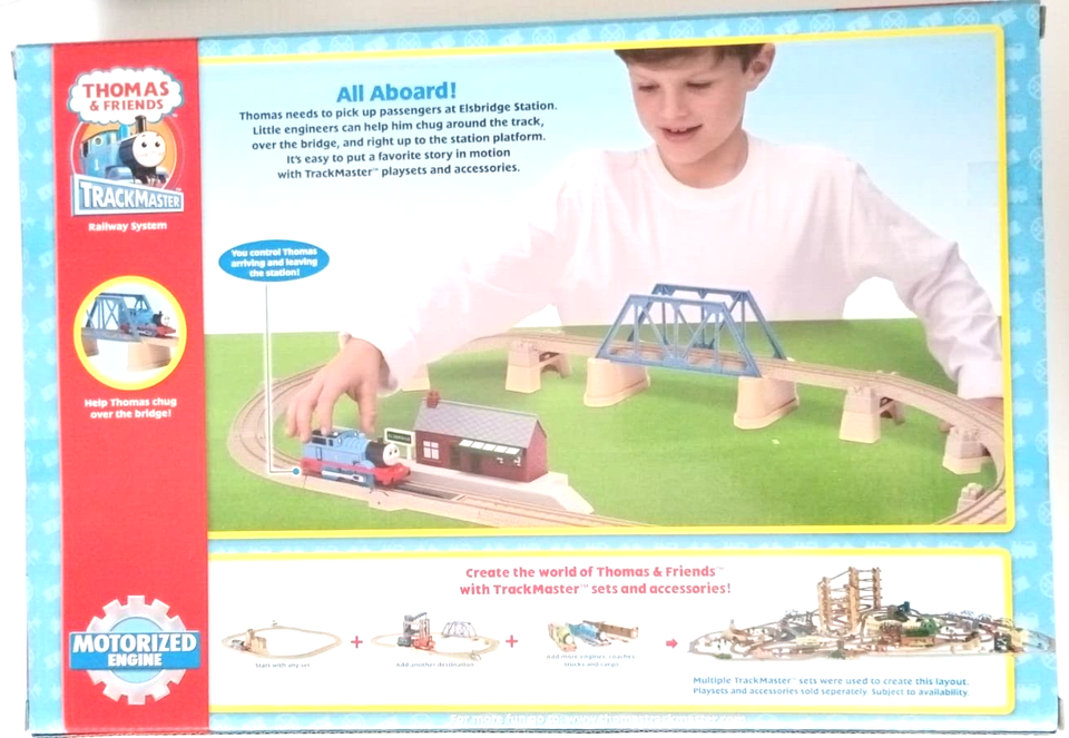 * Thomas & Friends Trackmaster Thomas at Elsbridge station PlaySet * | eBay