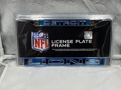 Detroit Lions NFL Laser Cut License Plate Frame RICO | eBay
