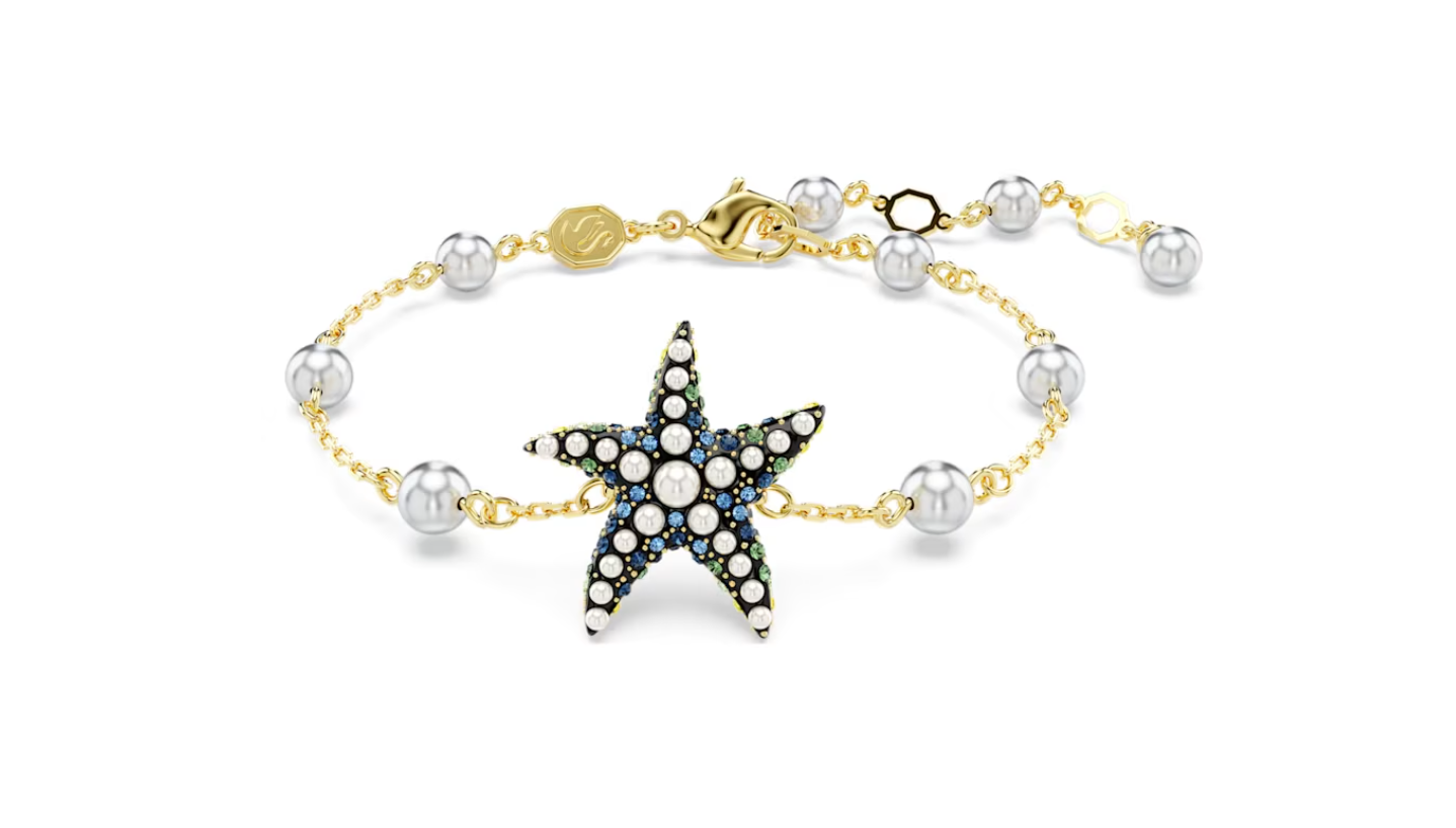Swarovski 5684398 Braccialetto Idyllia Crystal pearls Stella marina ...