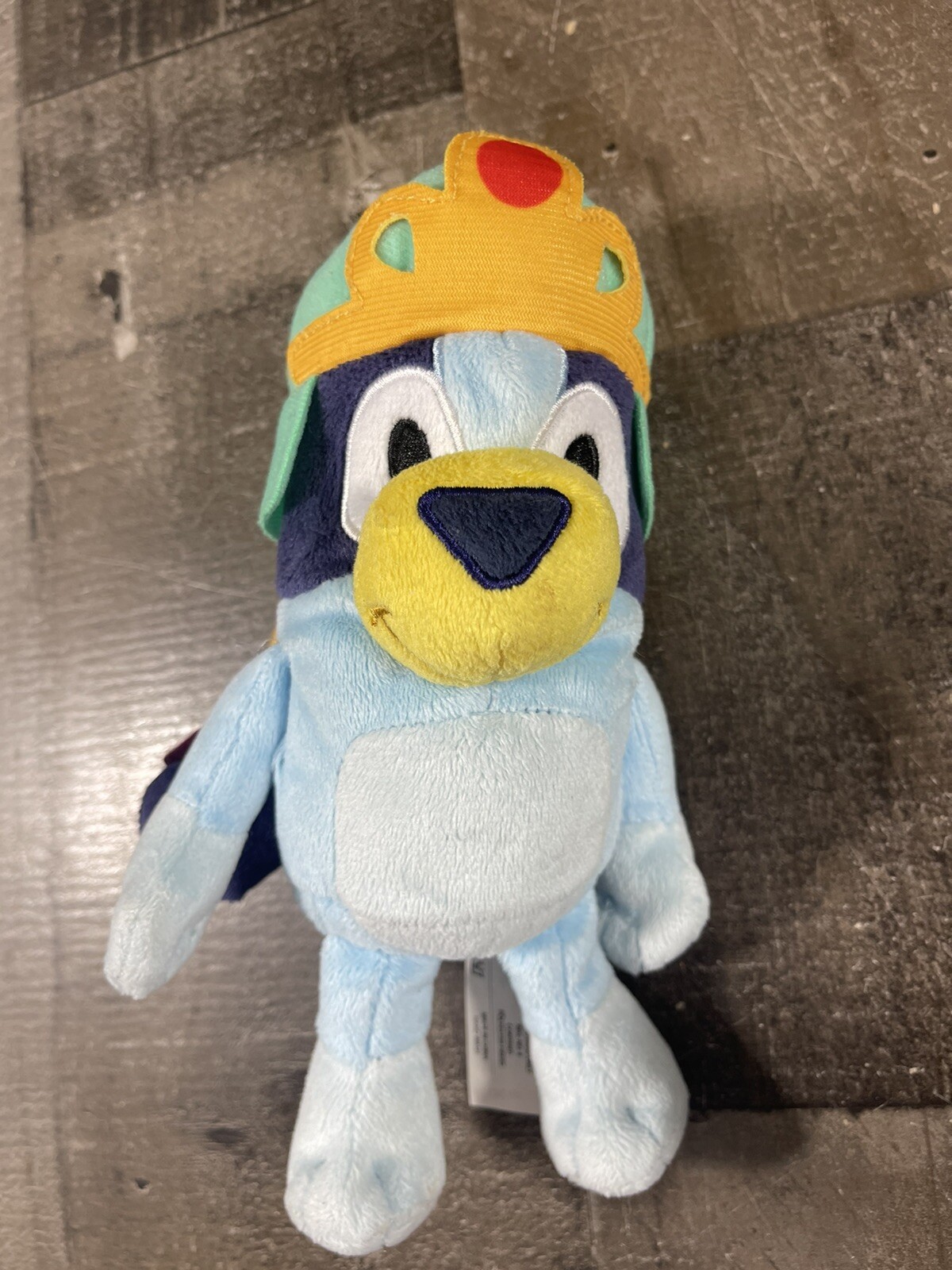 Royal Princess Bluey Stuffed Plush 8" Toy With Crown and Cape | eBay