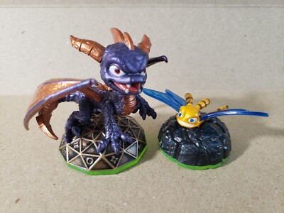 Skylanders Spyro Adventure Character Figures SPYRO THE DRAGON + SPARX ...