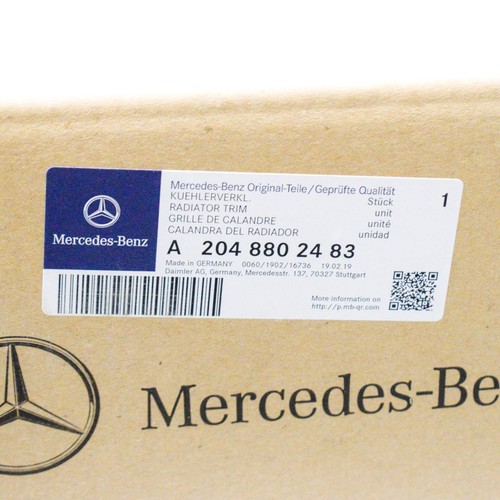 NEW MERCEDES-BENZ C W204 RADIATOR GRILLE A2048802483 ORIGINAL | eBay