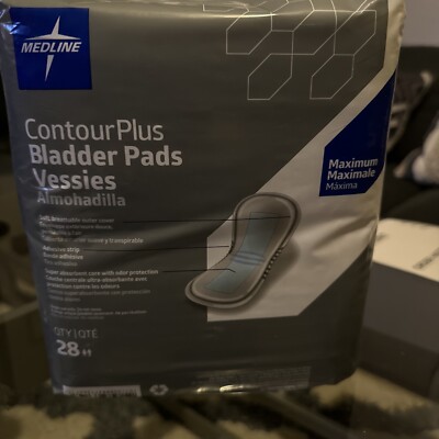 Medline Contour Plus Bladder Control Pads, Maximum | eBay