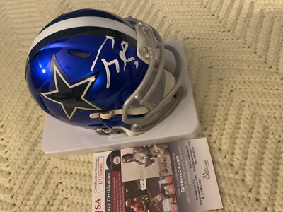 Tony Romo Signed Mini Helmet Autographed JSA Authentication COA Flash ...