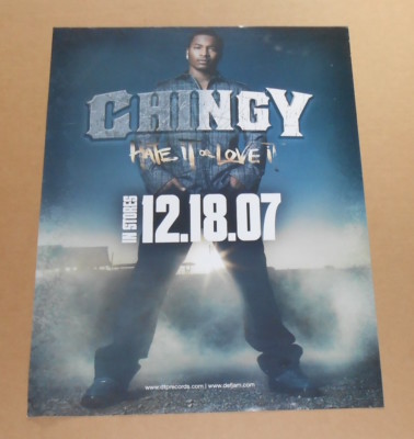 Chingy Hate or Love Poster Promo 2007 Original 18x24 Rap RARE | eBay