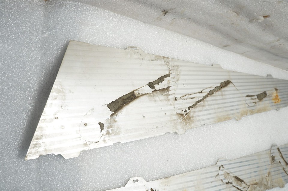 1957 Chevrolet Bel Air rear Quarter Panel Trim Inserts OEM LH & RH /R12 ...