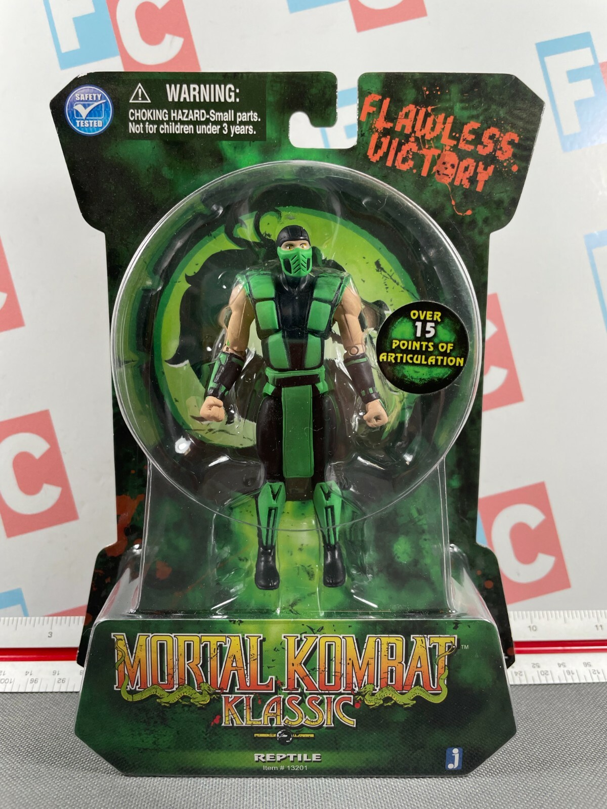Jazwares Mortal Kombat 4" Reptile Action Figure 20th Anniversary 3.75 ...