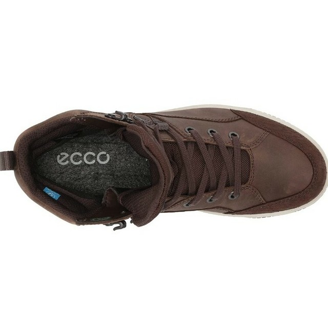 ECCO Men's Bypath Tred Mid-Boot Waterproof Sneaker Coffee 13-13.5 for ...