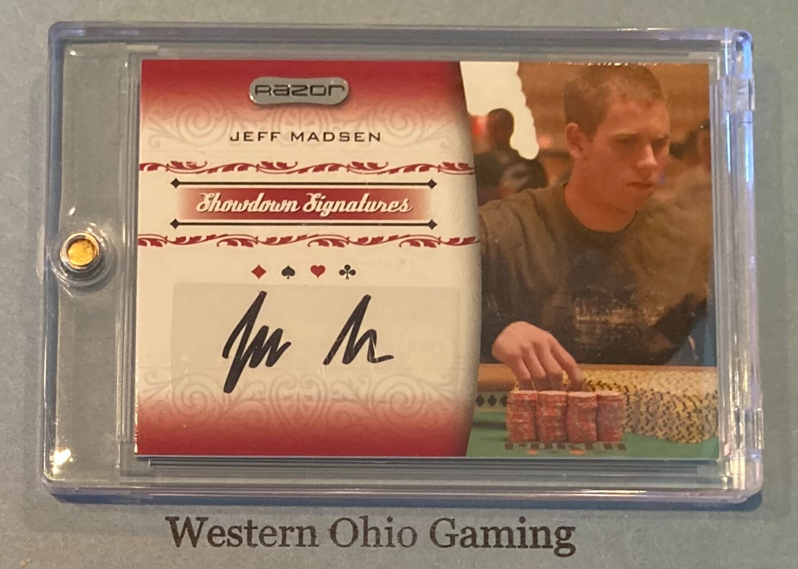 2007 Razor Poker Jeff Madsen #SS-26 Showdown Signatures Autograph | eBay