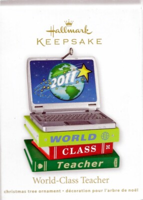 World Class Teacher - Hallmark Keepsake Ornament-New in Box-2011 | eBay