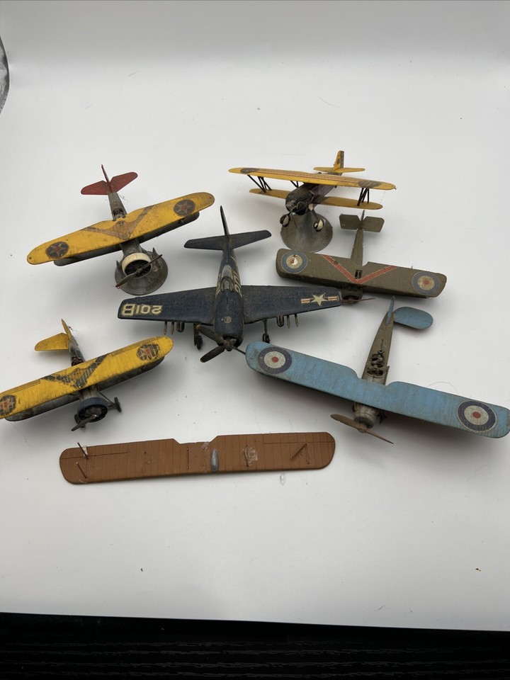 Collection of 16 Vintage Military Airplanes JETS Models Kits Dusty AS ...