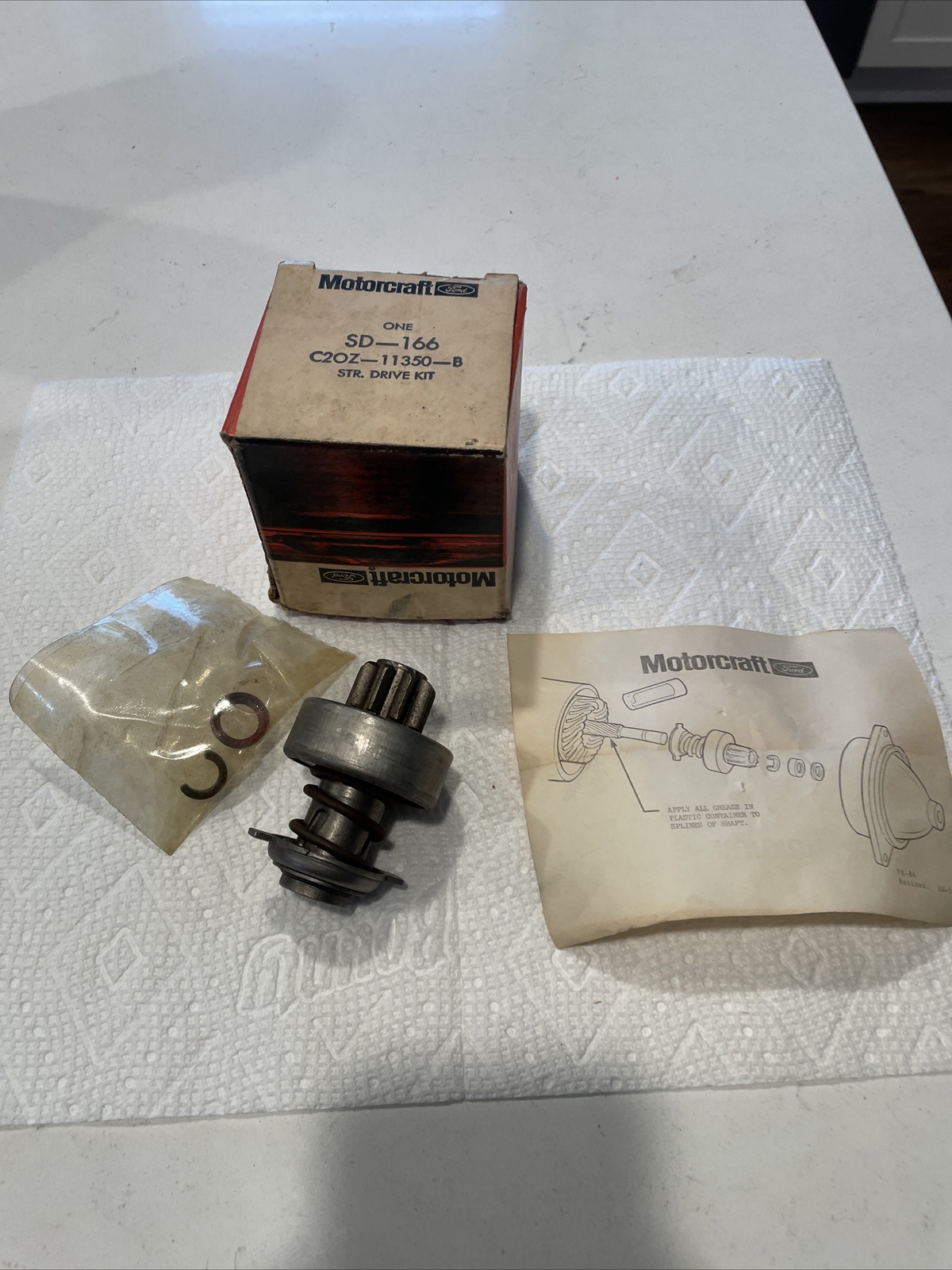 NOS Ford C2OZ-11350-B 1962-64 Ford 200 221 260 289 Starter Drive Kit | eBay