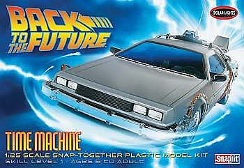 Polar Lights Back to the Future 1/25 Scale Time Machine Kit | eBay