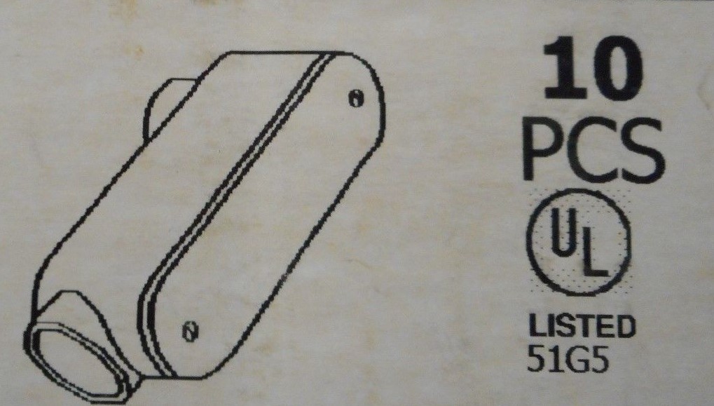 Scepter 1" SLB 30S TYPE LB CONDUIT BODY Box of 10 | eBay