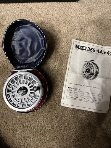 Ryobi Fly Reel 455 Right hand roll With reel case used Shipped from ...