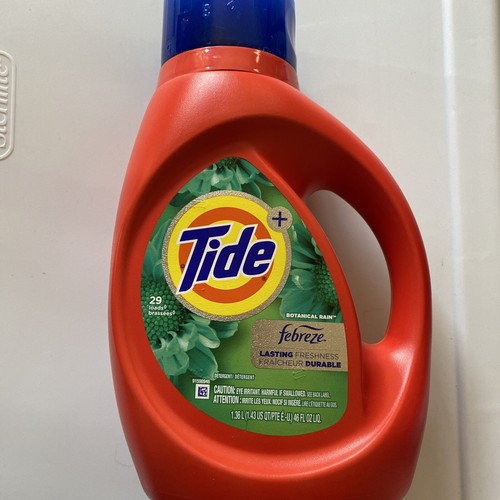 Tide Botanical Rain Febreze Lasting Freshness 29 Loads Laundry ...