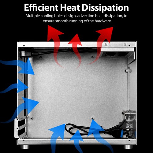 Portable Small Computer Case Shell Support 170*170mm ITX Motherborad ...