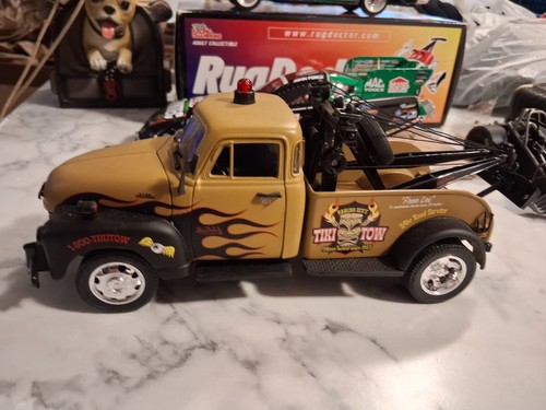 (RARE)Jada Toys 1953 Tow Truck Custom Von Dutch Tiki Tow Truck Custom 1 ...