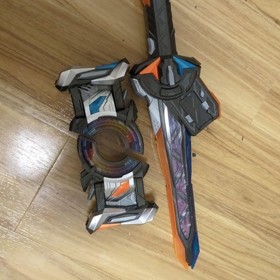 Rider Blade Set for DX Raging Sword Command Twin Buckle, Used, with ...