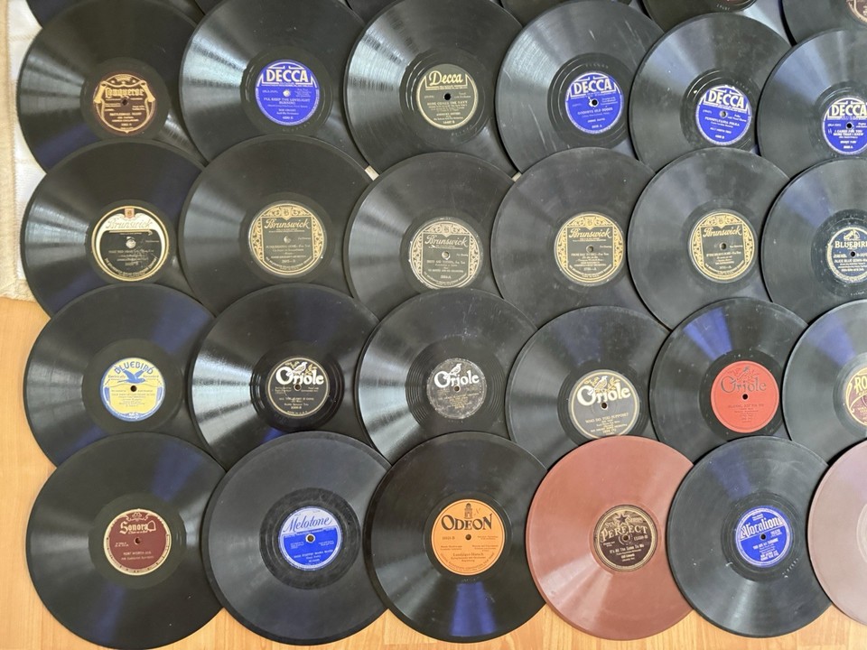 78rpm 10” Records Lot Of 87 Different Labels Okeh Cameo Victor Columbia ...