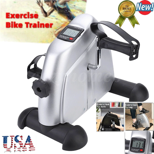Mini Exercise Bike Pedal Exerciser Machine For Arm & Leg Exercise W/LCD ...