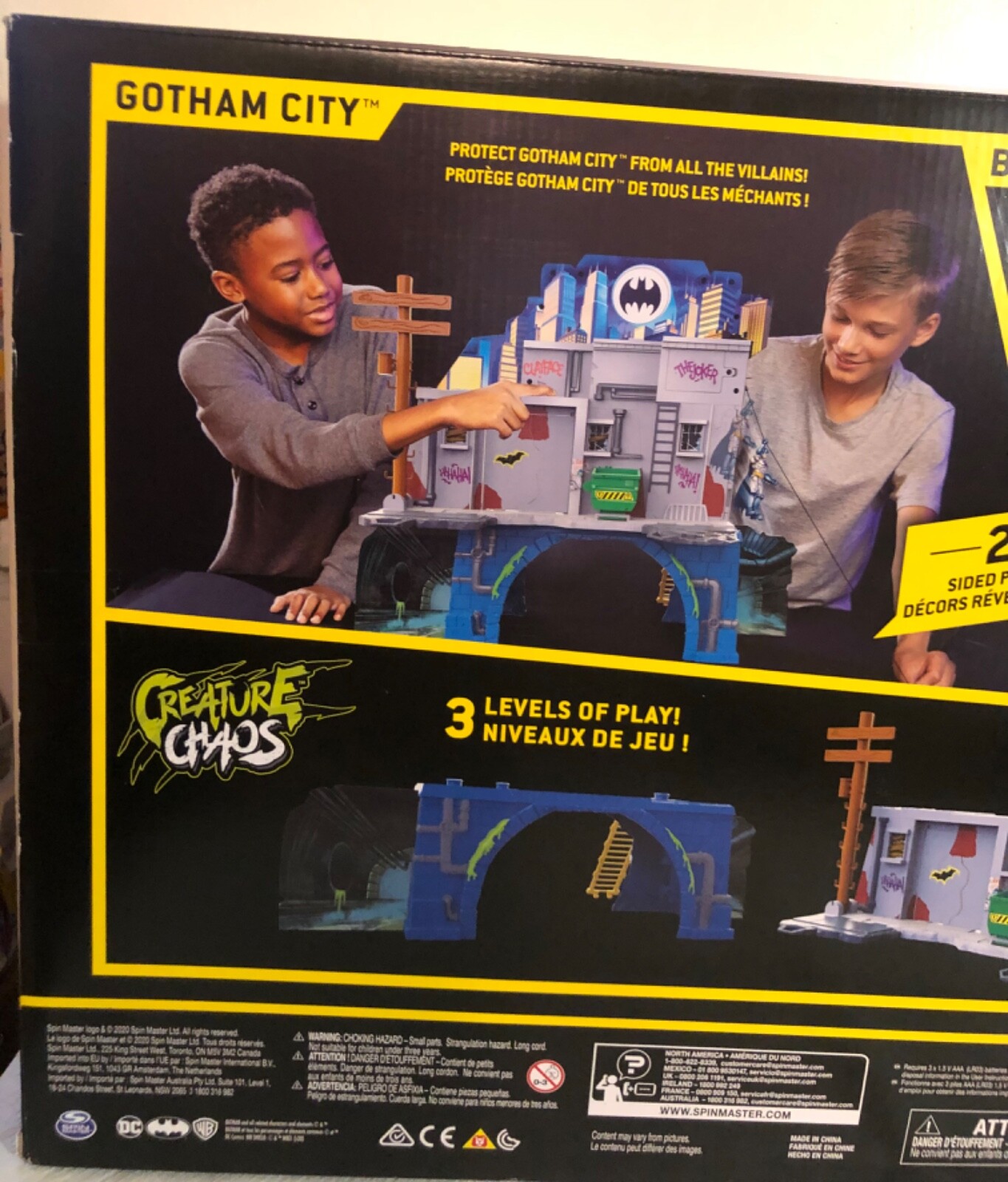 New DC BATMAN 3-in-1 Batcave Playset w/ Exclusive Action Figure and ...