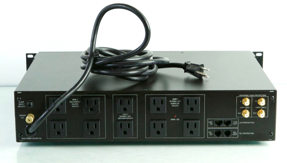 Panamax MR5100 Rack Mount 11-Outlet Home Theater Power Conditioner n120 ...