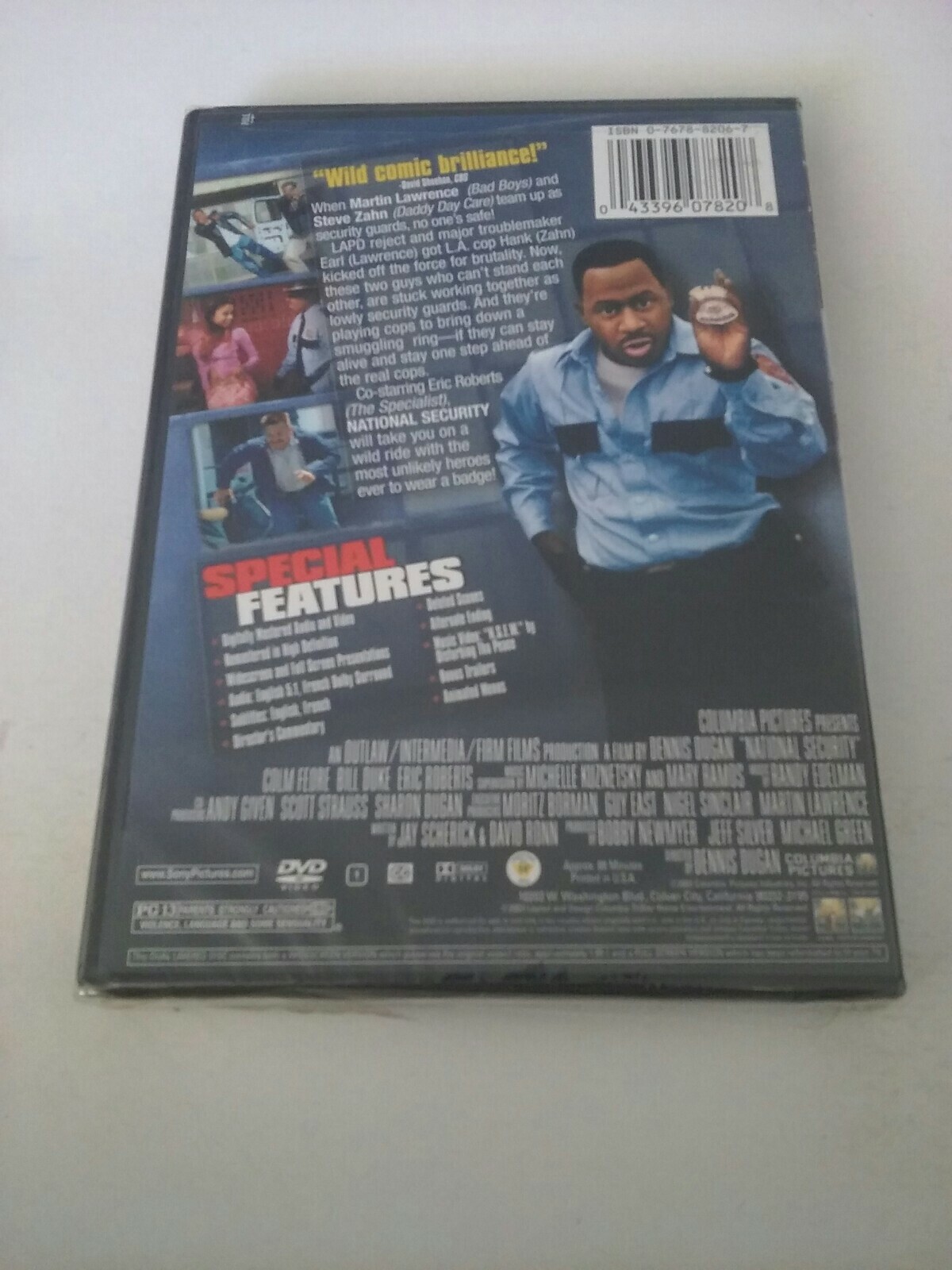 National Security (DVD, 2003, WS & FULL Martin Lawrence, Steve Zahn ...