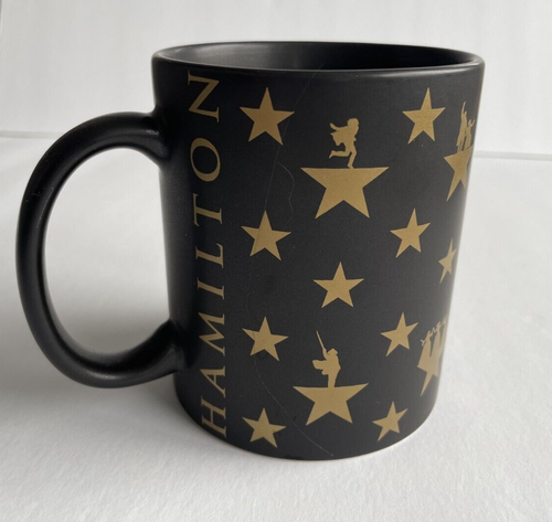 Creative Goods Hamilton Broadway Musical 12 oz Black Star Pattern ...