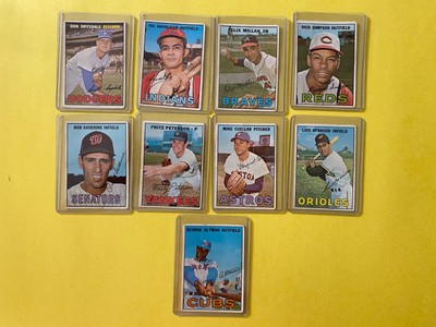 1963, 1967 and 1969 Topps Baseball Cards Lot Of 32. Drysdale, Sutton ...