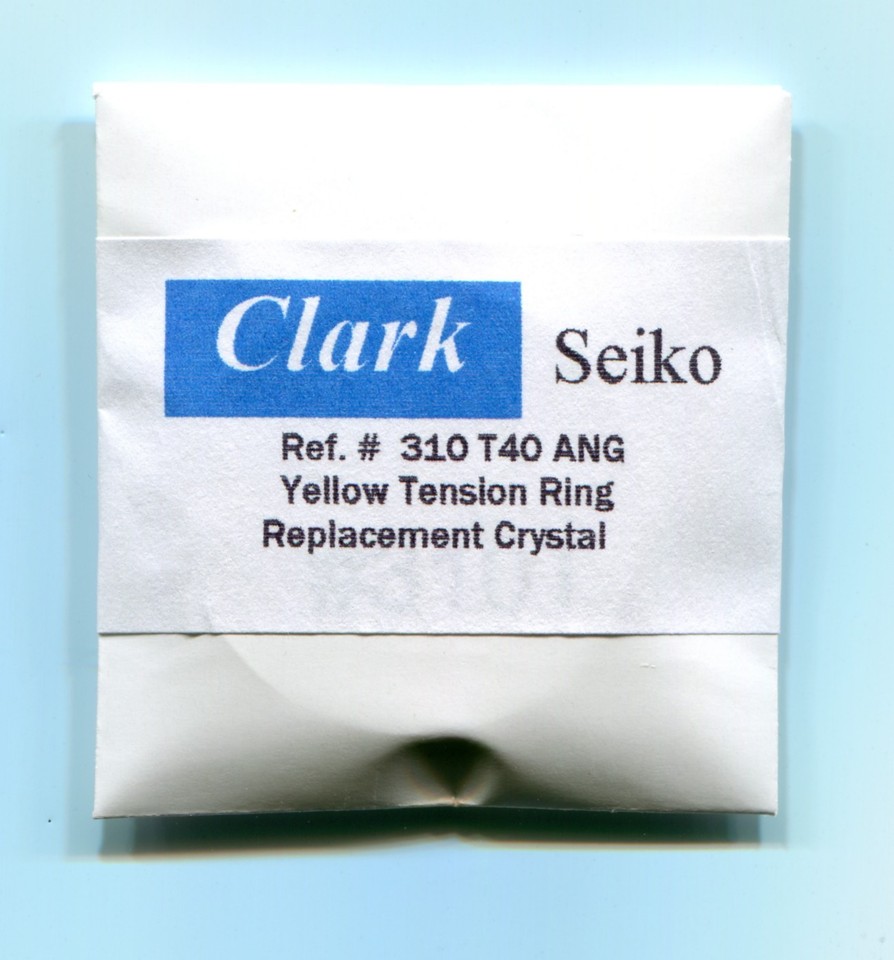 Seiko replacement crystal 310 T40 ANG Yellow gold color tension ring ...