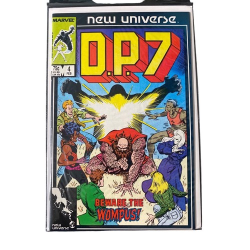 Comic Marvel New Universe D. P. 7 Issue #4 February Beware the Wompus ...