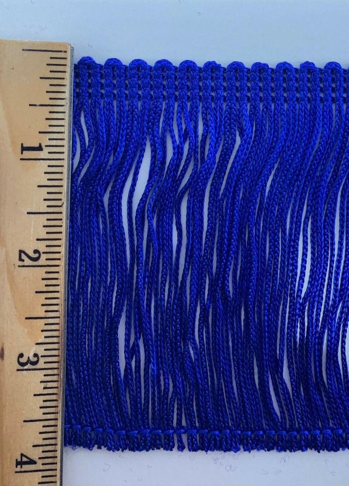4" Rayon Chainette Fringe - 6 Continuous Yards - Many Color Options! | eBay