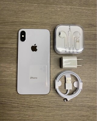 Apple iPhone X - 256GB - Silver (Factory Unlocked) 659153084285 | eBay