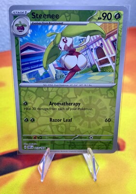 Reverse Holo Steenee #17/197 Obsidian Flames Common Pokemon 2023 TCG ...