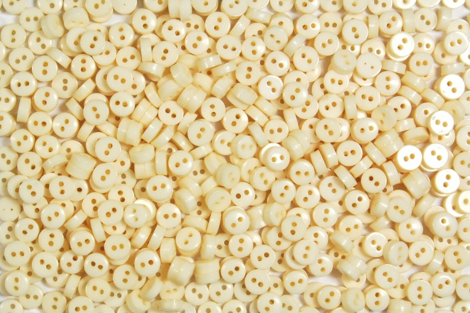 6mm Mini Buttons for Dolls & Soft Toys Clothes - 6mm Assorted Colours ...