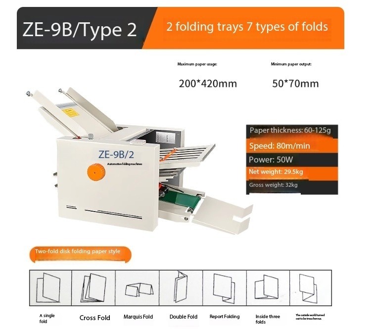 Electric Paper Folding Machine Creasing Machine Manual Folding Machine ...