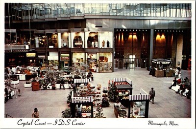 Vintage Postcard 4x6 CRYSTAL COURT, IDS CENTER, MINNEAPOLIS, Minnesota ...