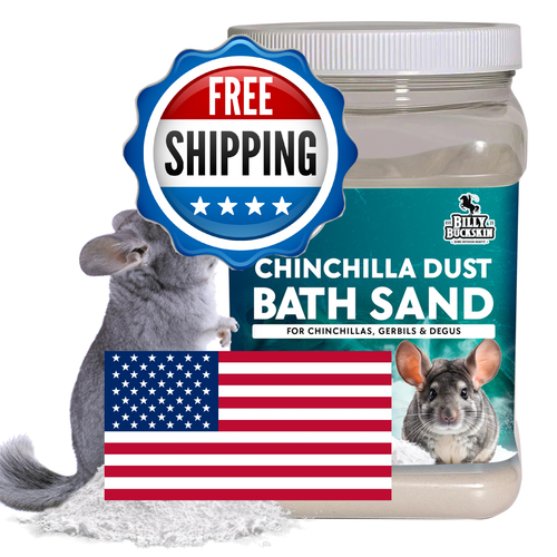 3 LB. Chinchilla Dust Bath Jar - Pure Pumice Sand for Chinchillas ...
