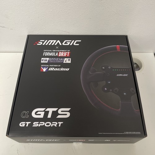 Simagic GTS SIM Racing Steering Wheel Leather Grip IRacing With Sticker ...