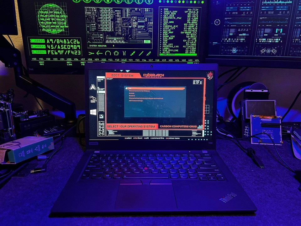 ThinkPad Cyber Laptop with Win + Dual Boot Kali & BlackArch | eBay