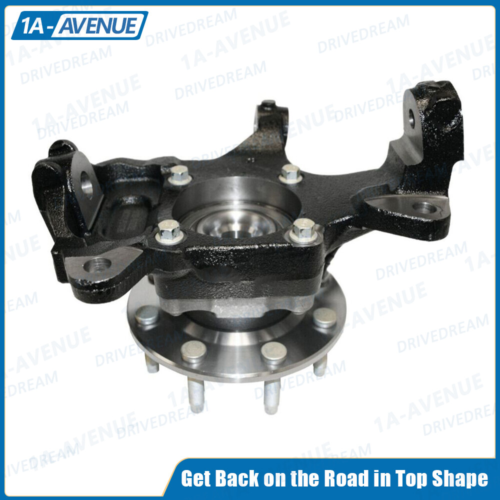 Front Knuckle Wheel Hub Assembly 2xFront Steering Knuckle&Wheel Hub ...