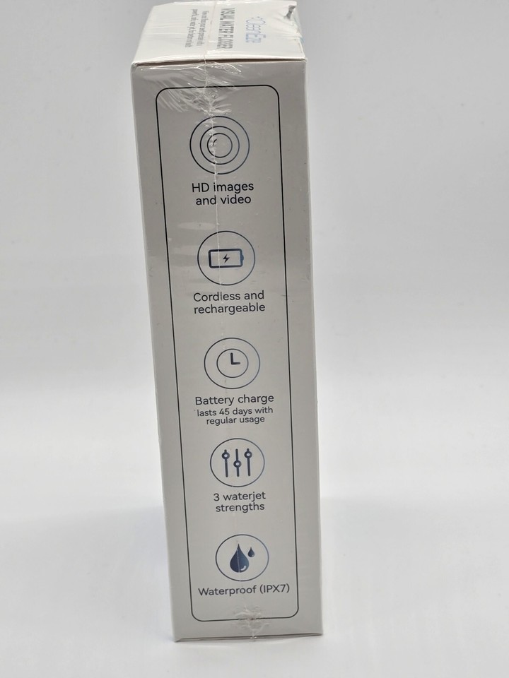 2-PKCleanEze Visual Water Flosser ~ 3 Water Jet Modes ~ HD Camera And ...