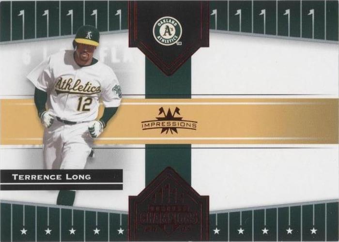 2005 Donruss Champions - Terrence Long #247 Red Impressions /250 for ...