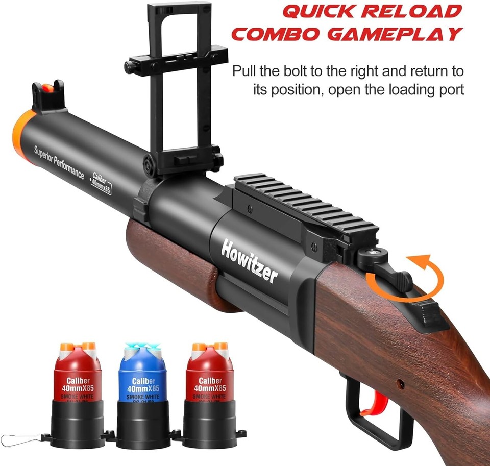 Shell ejecting Soft Bullet Toy Gun Foam Blaster Dart Shotgun Rifle ...