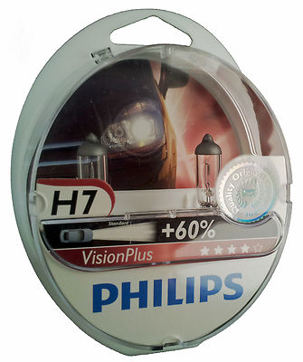 H7 PHILIPS Vision Plus VisionPlus 60% Duo Box 12972VPS2 | eBay