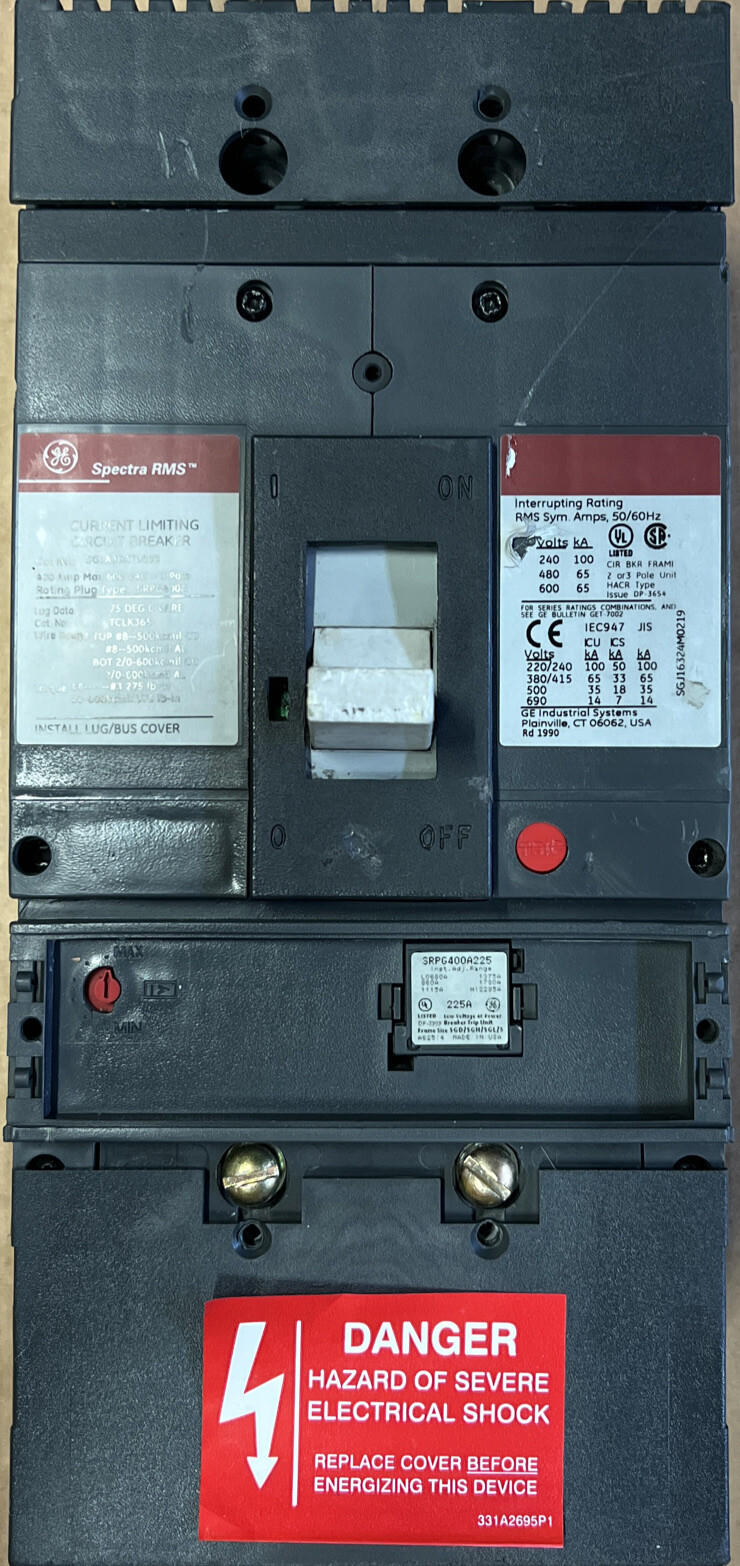 GE SGLA36AT0400 Spectra RMS Circuit Breaker - Gray for sale online | eBay
