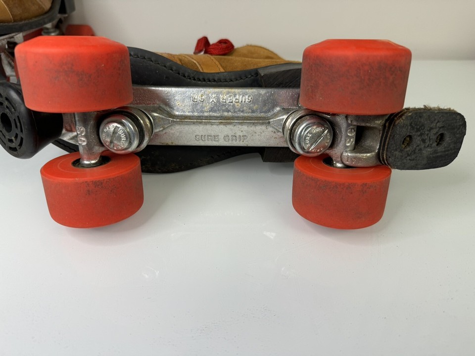 Vintage 1970’s Rector Roller Skates Size 8 Kryptos Wheels Sure Grip ...