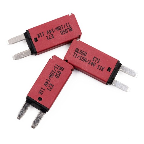 1 Mini ATM Circuit Breaker Fuse 10A 12V DC Auto Reset Fuses Breakers 12 ...