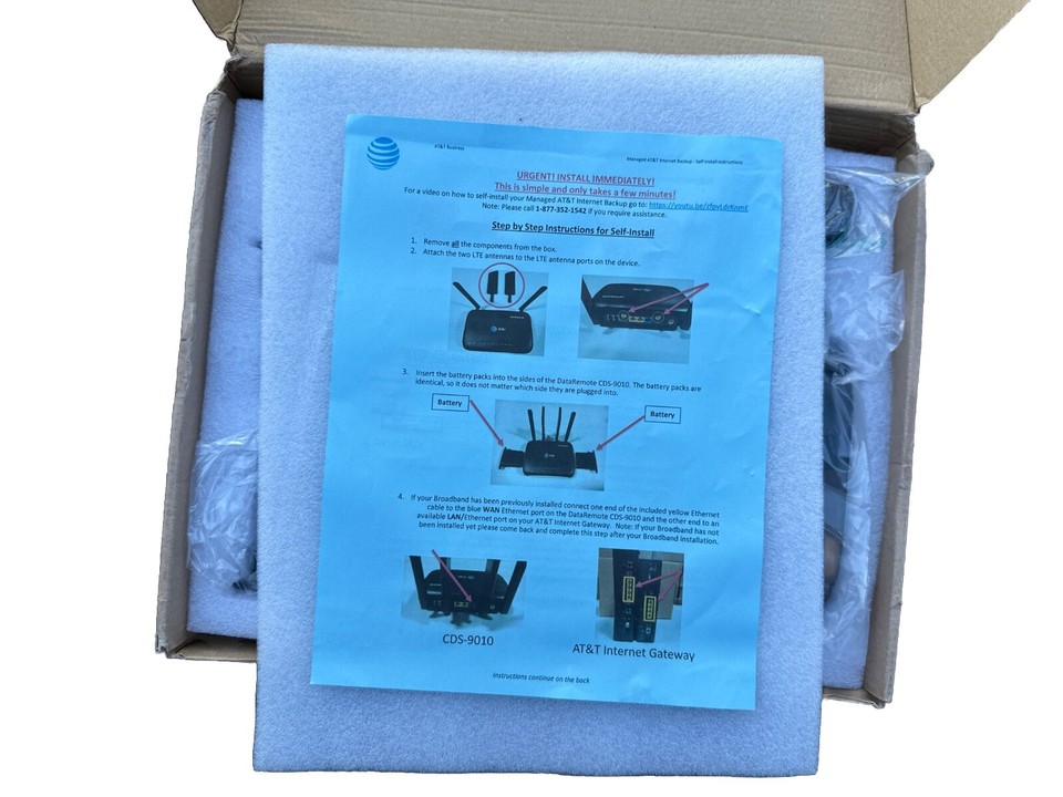 AT&T DATA REMOTE CDS-9010 Dual Band Wi-Fi Router LTE | eBay